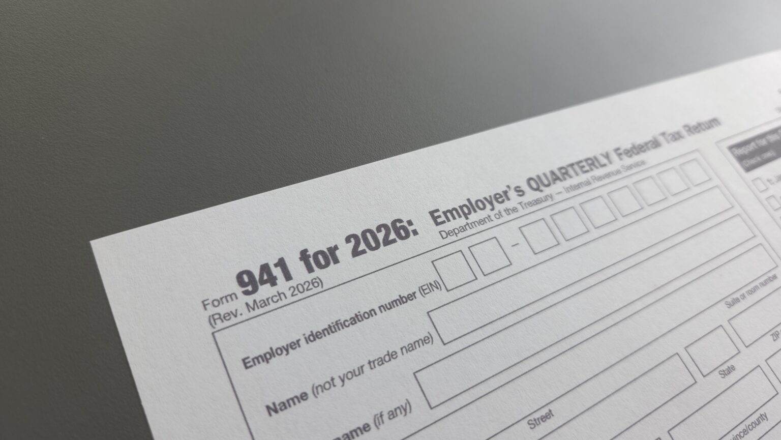 IRS Releases 2026 Form 941 and Instructions | DM Payroll Solutions